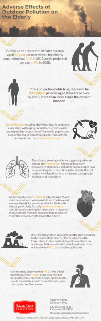 Adverse Effects of Outdoor Pollution on the Elderly [Infographic]
